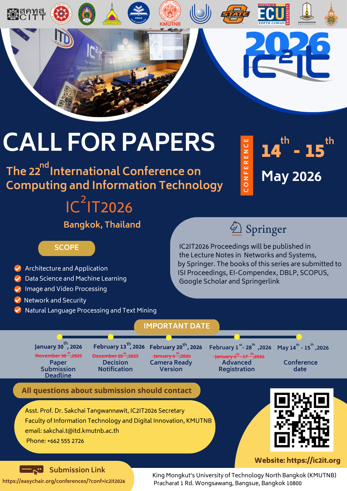 Call For Papers | IC2IT